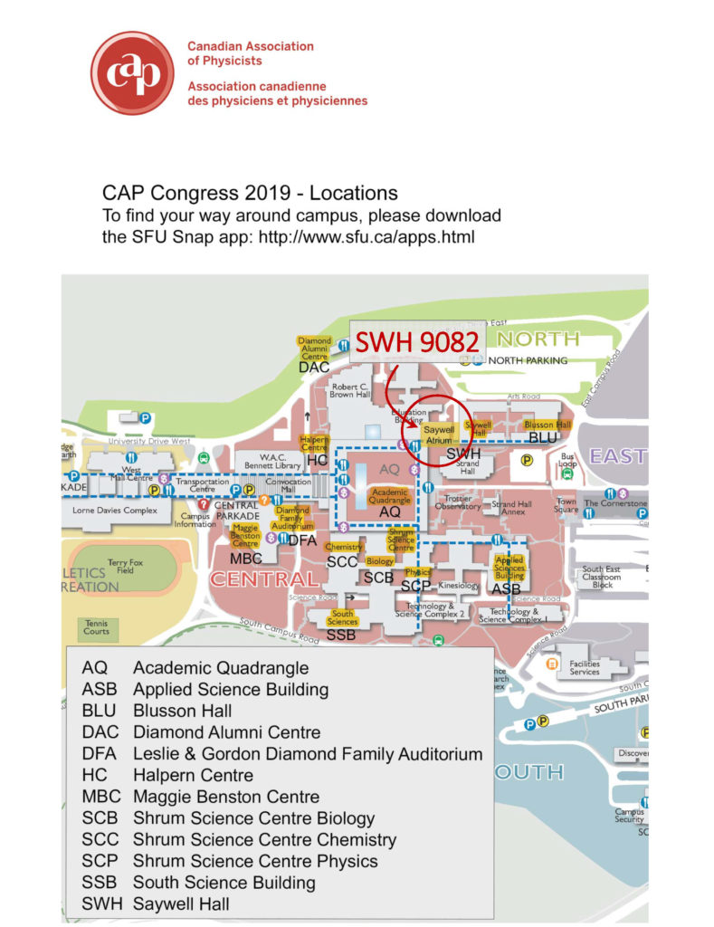 Canadian Association of Physicists On-site Registration